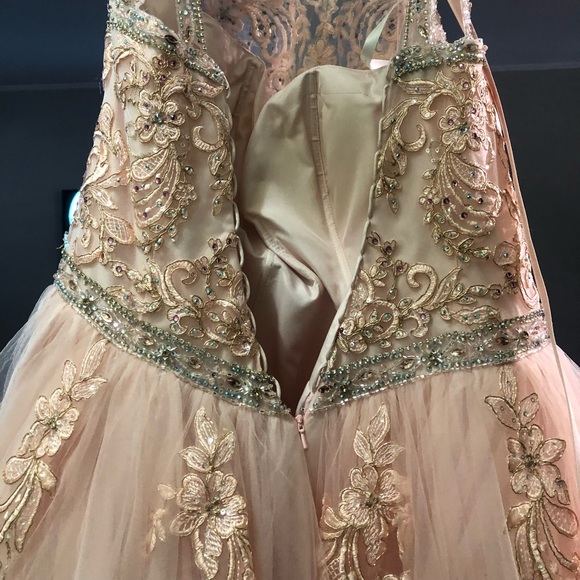 Leonia Lee | Dresses | Beautiful Blush Color Leonia Lee Sweet 516 Gown ...
